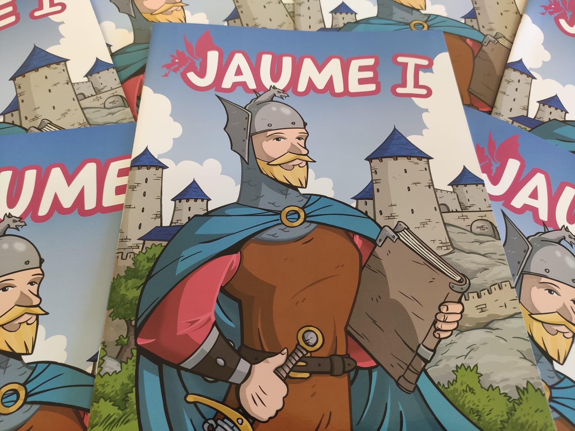 Jaume I, en formato cómic, hace su entrada triunfal en los centros ...