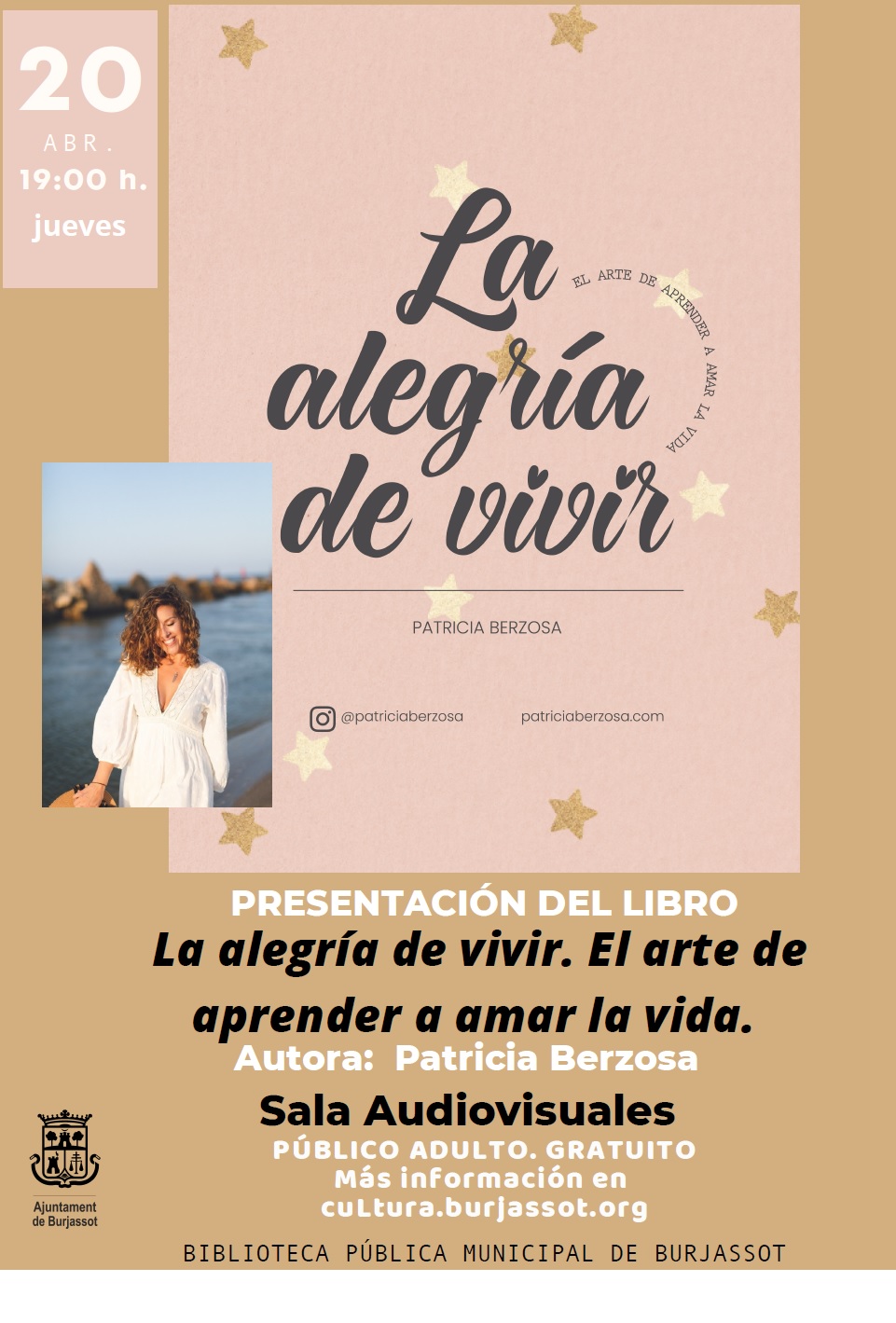 Patricia Berzosa presenta su libro ‘La alegría de vivir. El arte de ...