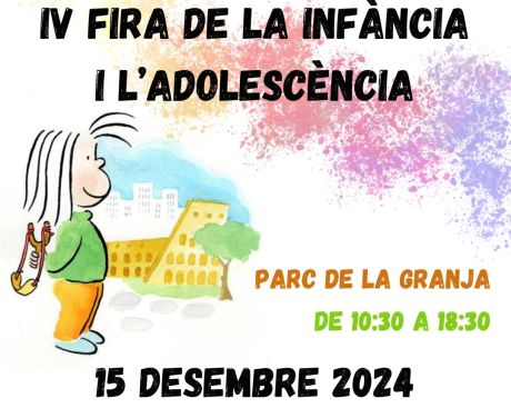El parc de La Granja, escenari de la IV Fira de la Infància i l’Adolescència, el diumenge 15 de ...